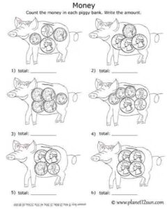 Piggy Bank Blank- Counting Coins – planet12sun.com